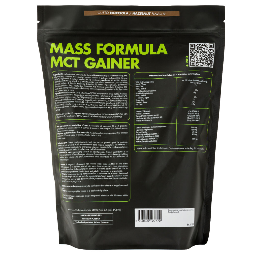MASS FORMULA MCT Gainer | +Watt