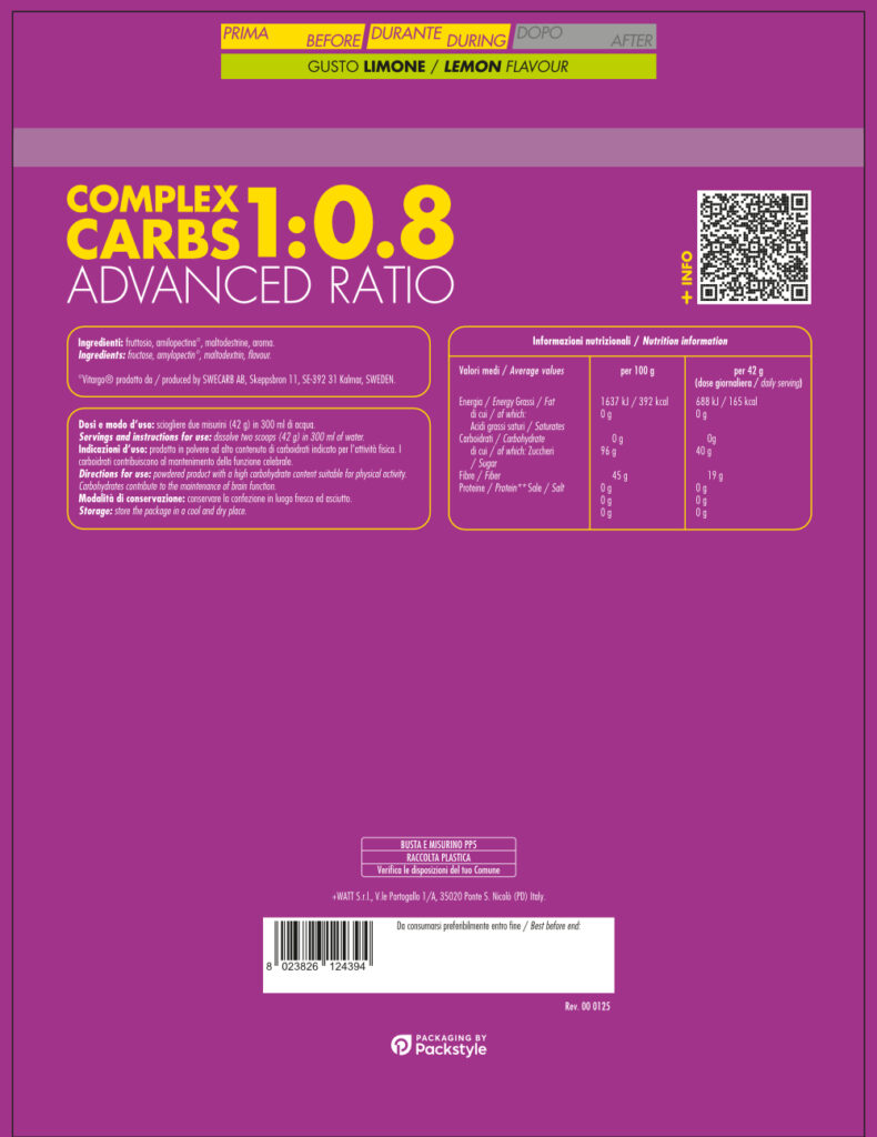 Complex Carbs Advanced Ratio 1:0,8 | +Watt