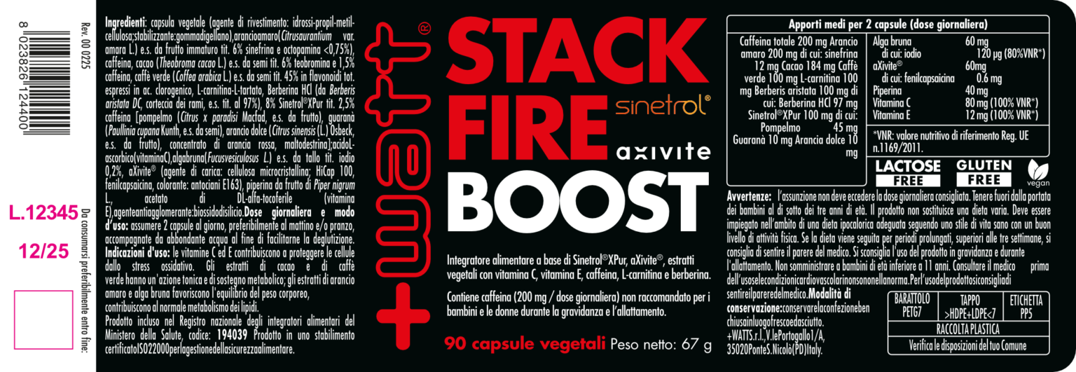 Stack Fire Boost | +Watt